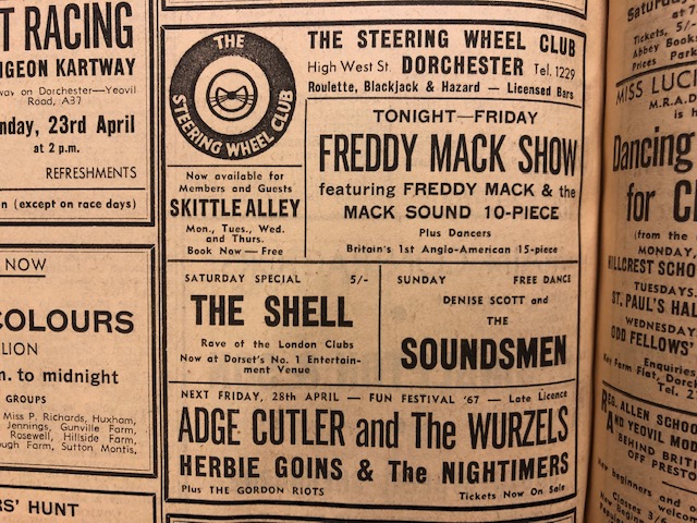 Freddie Mack’s bands: April 1967-February 1968 | Garage Hangover
