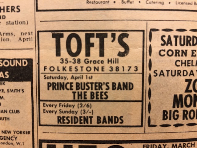 Toft’s, Folkestone, Kent | Garage Hangover