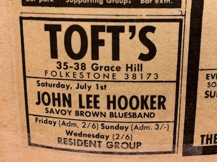 Toft’s, Folkestone, Kent | Garage Hangover