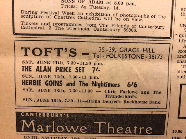 Toft’s, Folkestone, Kent | Garage Hangover