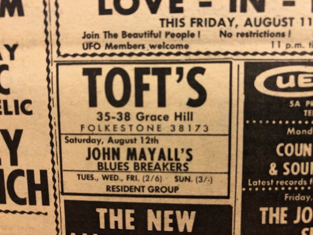 Toft’s, Folkestone, Kent | Garage Hangover