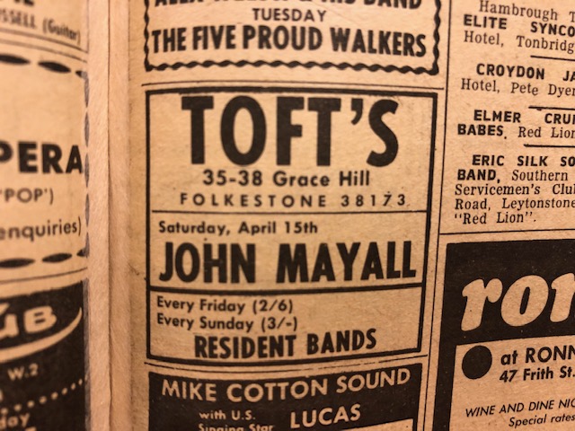 Toft’s, Folkestone, Kent | Garage Hangover