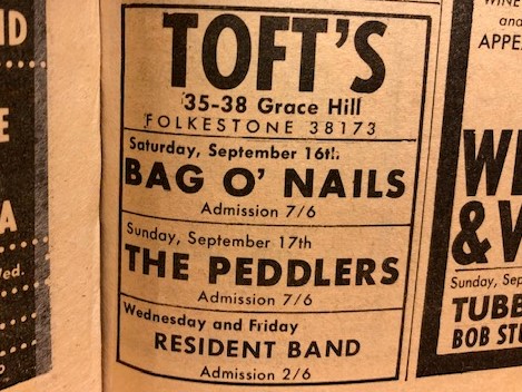 Toft’s, Folkestone, Kent | Garage Hangover