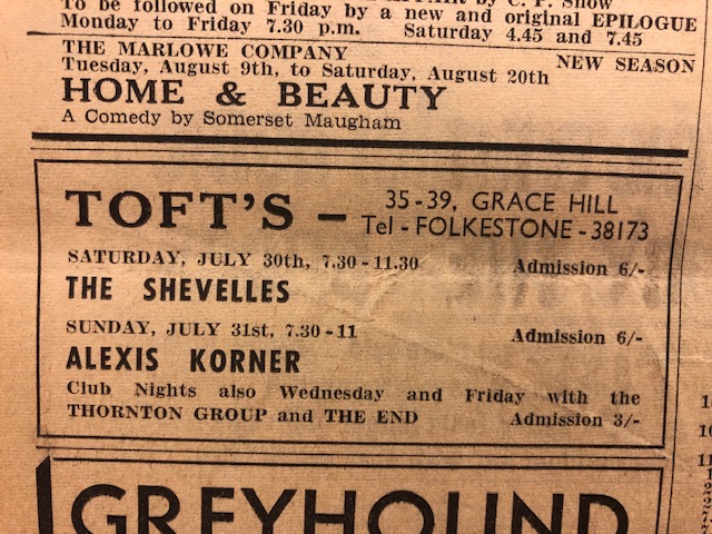 Toft’s, Folkestone, Kent | Garage Hangover