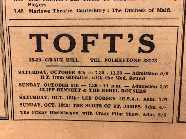 Toft’s, Folkestone, Kent | Garage Hangover