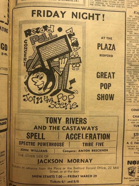 Tony Rivers & The Castaways gigs 1963-1968 | Garage Hangover