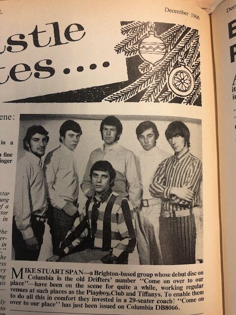 Mike Stuart Span gigs 1966-1968 | Garage Hangover