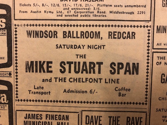 Mike Stuart Span gigs 1966-1968 | Garage Hangover