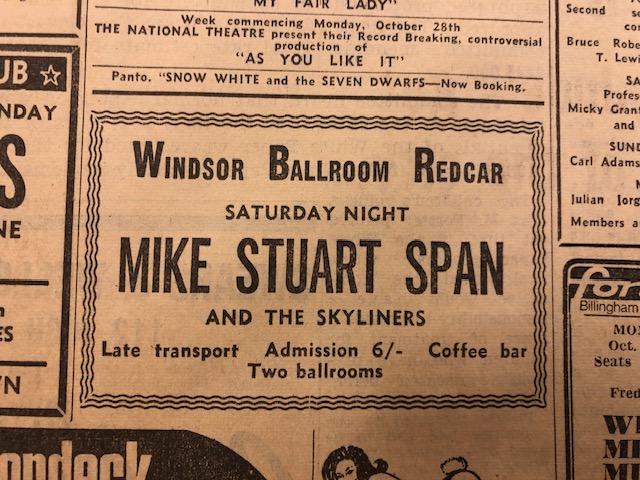 Mike Stuart Span gigs 1966-1968 | Garage Hangover